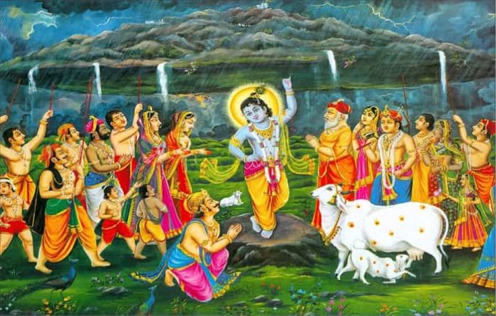 Why Govardhan Puja is celebrated? Why Krishna lift Mount Govardhan ...
